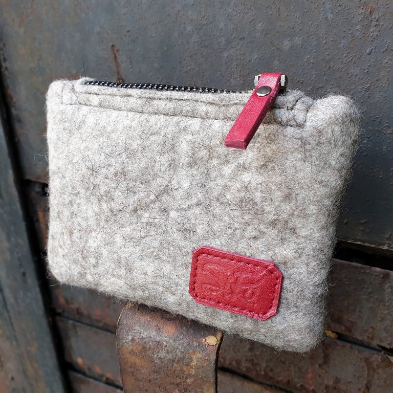 Key Holder - Felt - Leather - Handmade & Fairmade - Kyrgyzstan SiRo